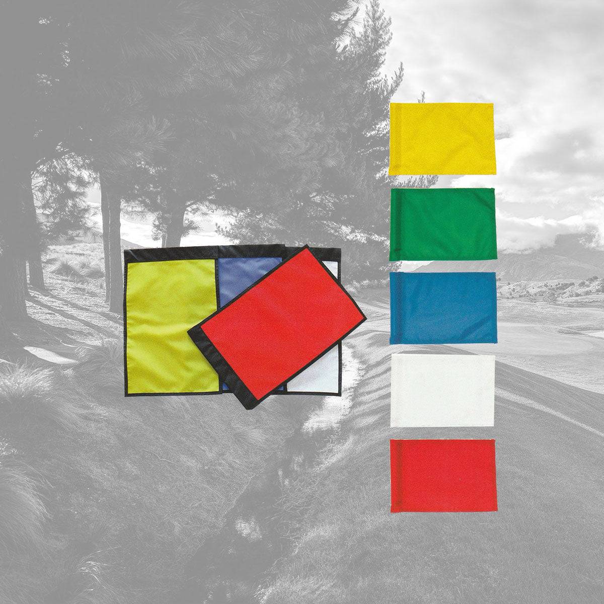 Plain Practice Green Flags – Pelzer Golf Supplies