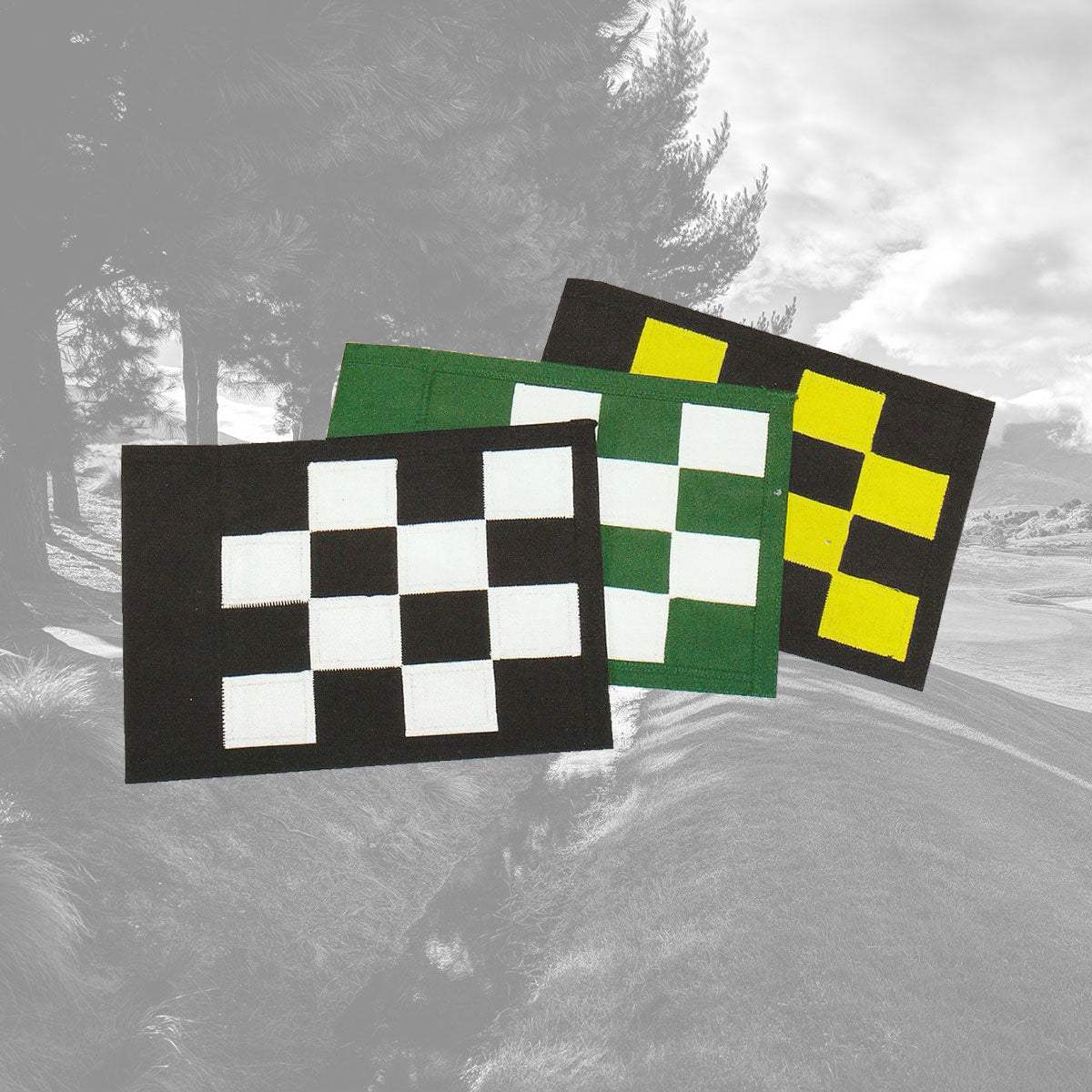 Checkered Regulation Flags – Pelzer Golf Supplies