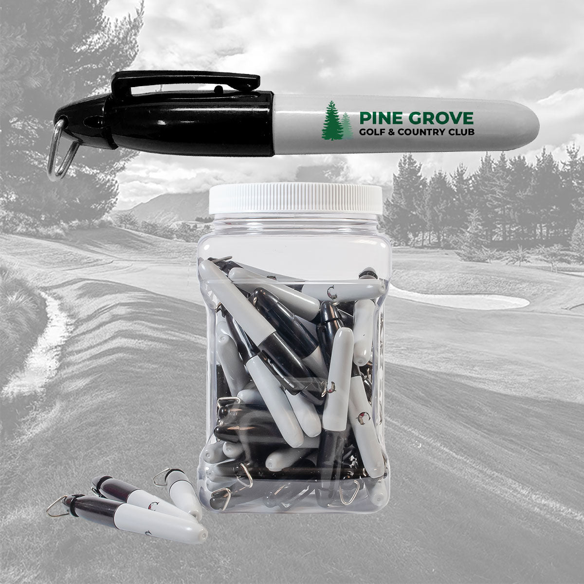 Custom Mini Permanent Markers – Pelzer Golf Supplies