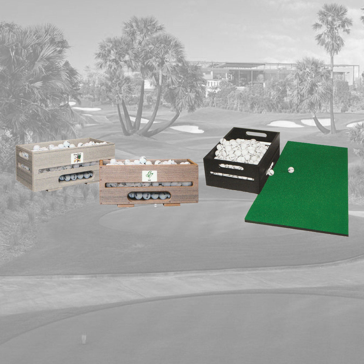 Range Ball Crate Dispenser – Pelzer Golf Supplies